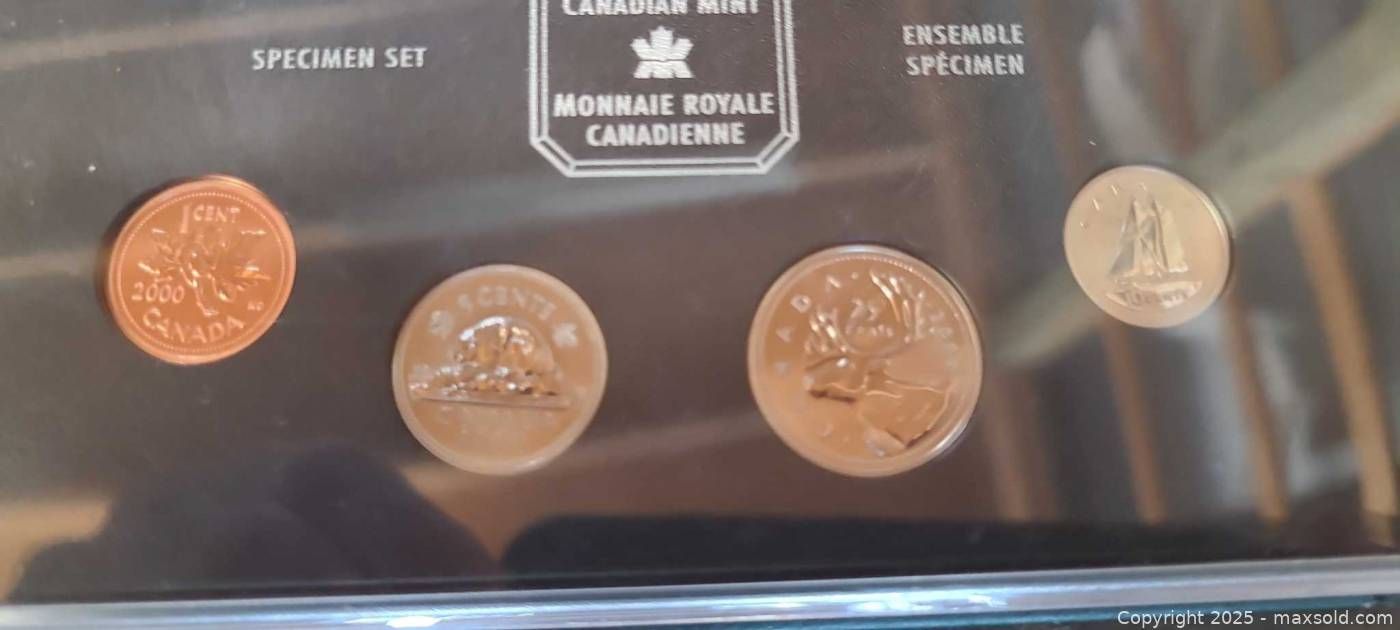 2000 Royal Canadian Mint Specimen Coin Set | Maxsold