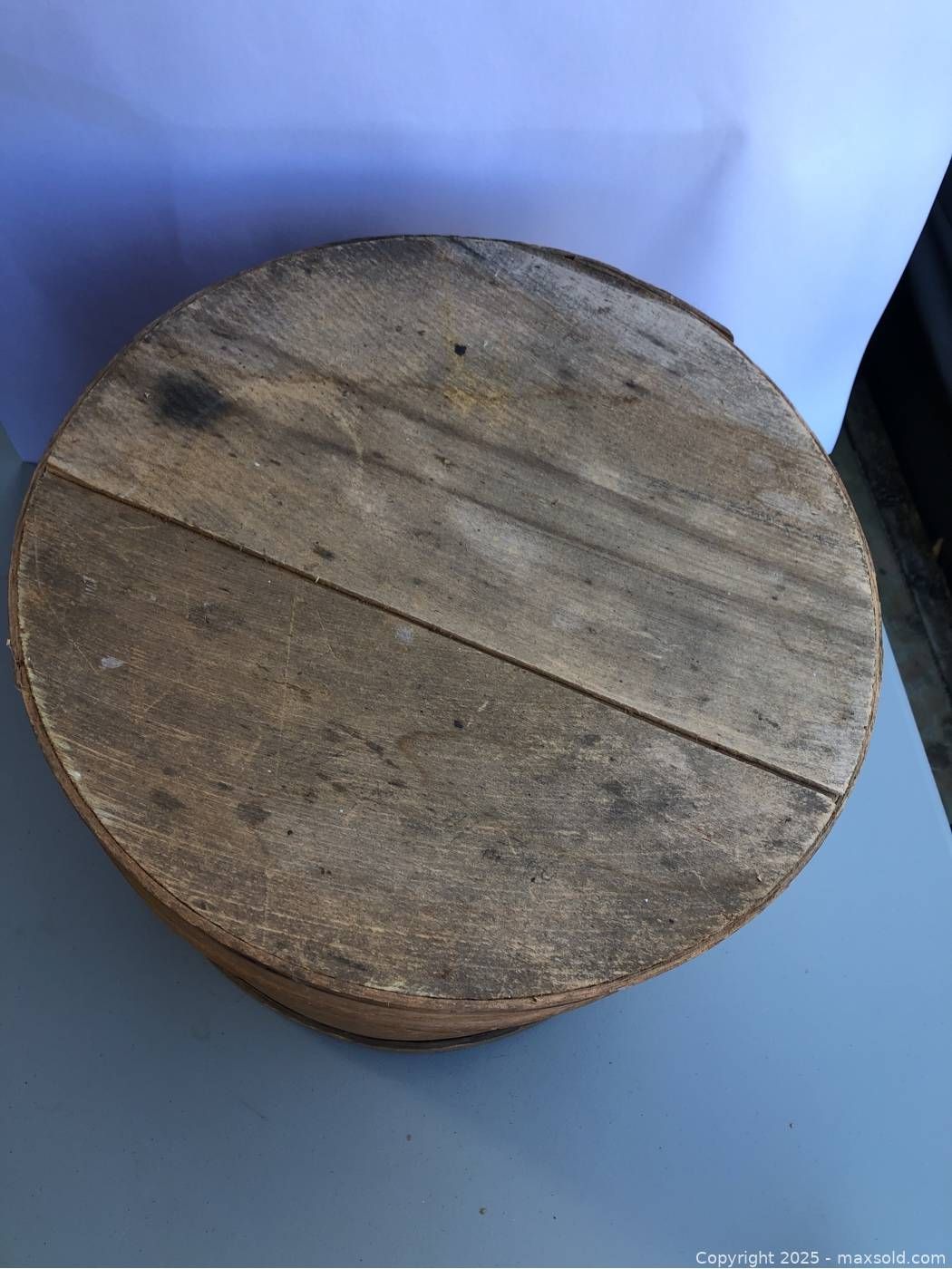 Vintage Wooden Cheese Box | Maxsold