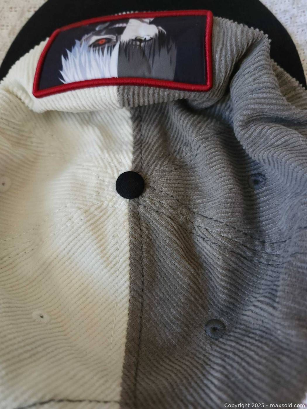 Tokyo Ghoul corduroy baseball cap Ken Kaneki | Maxsold