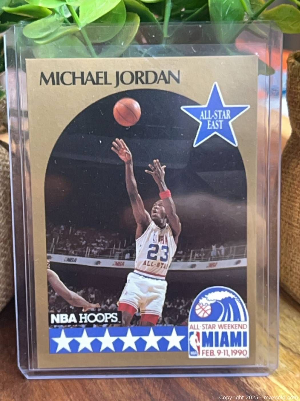 1990 NBA Hoops Michael Jordan All-Star card #5 | Maxsold