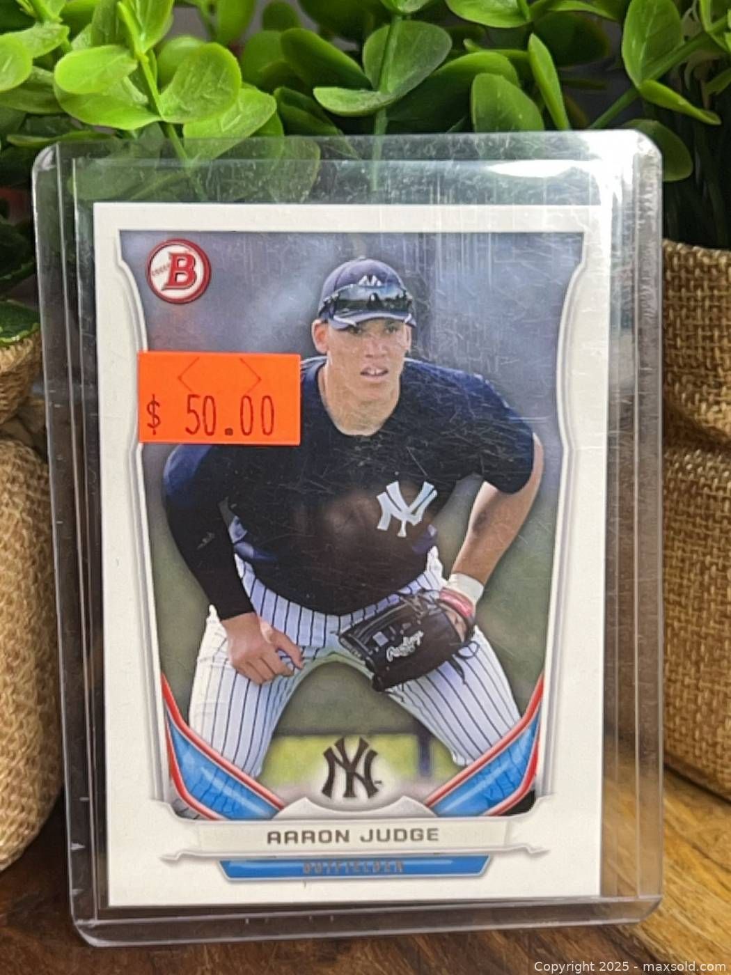 2014 Bowman Aaron Judge baseball card | Maxsold