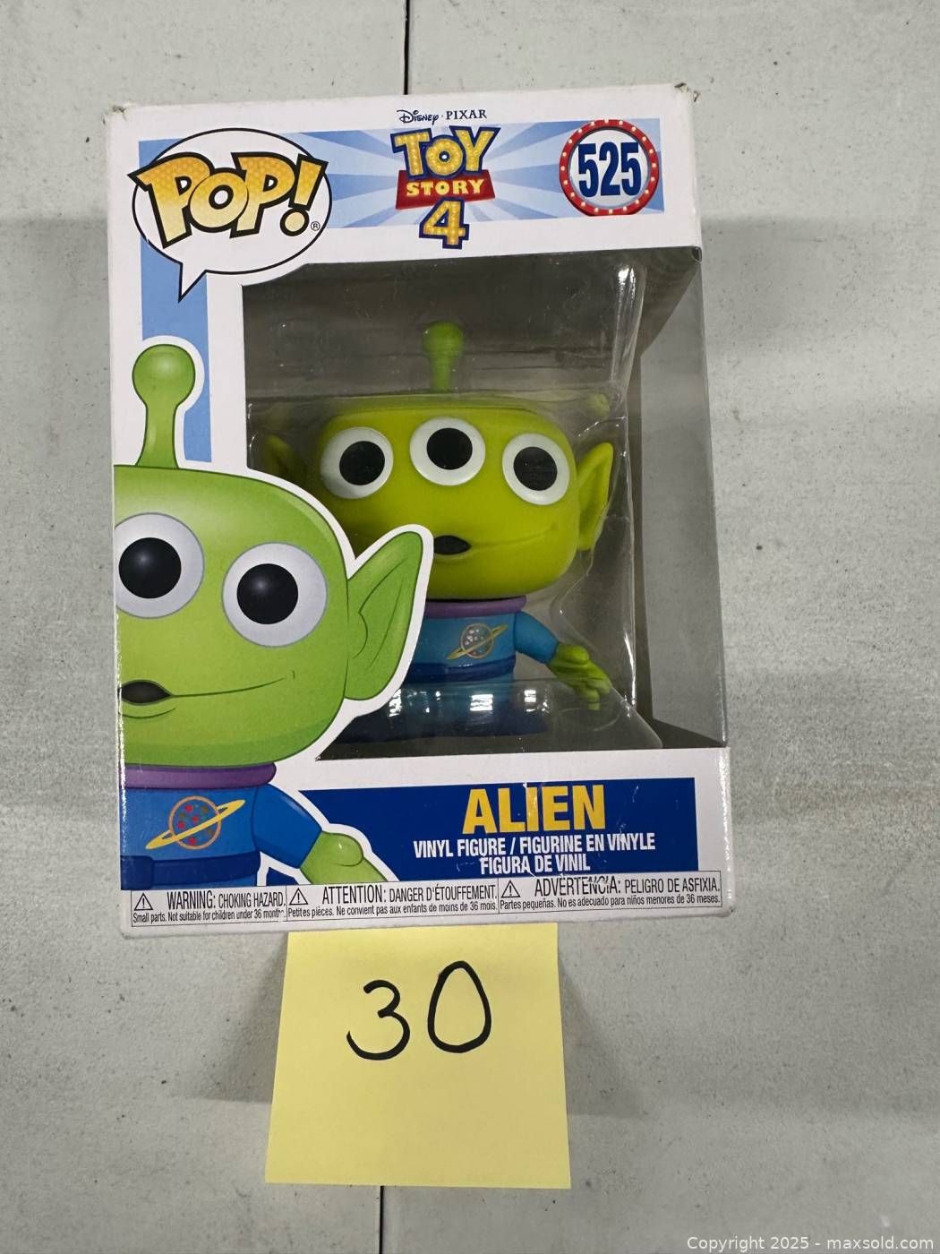 Funko Pop! Alien Toy Story 4 #525 NIB | Maxsold
