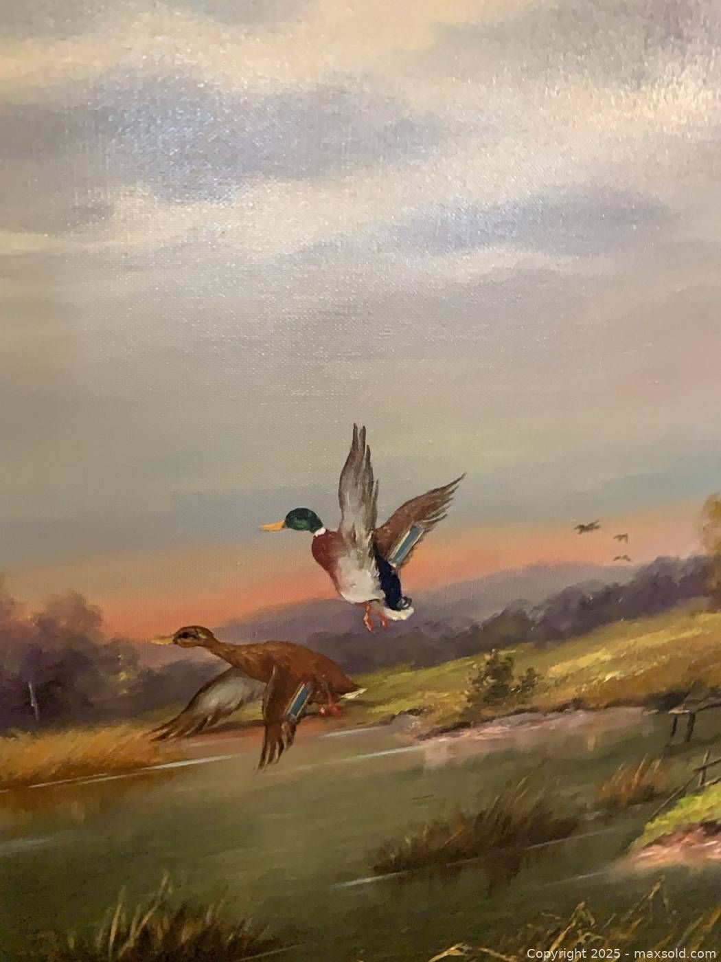 Madowsky signed oil landscape painting with certificate | Maxsold