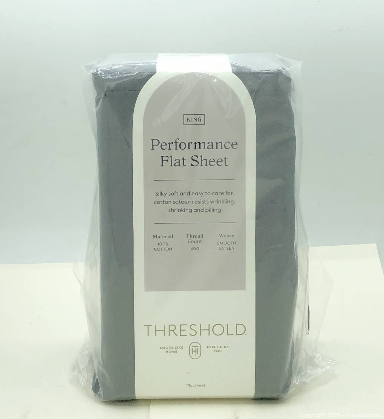 Threshold Performance King Flat Sheet | Maxsold