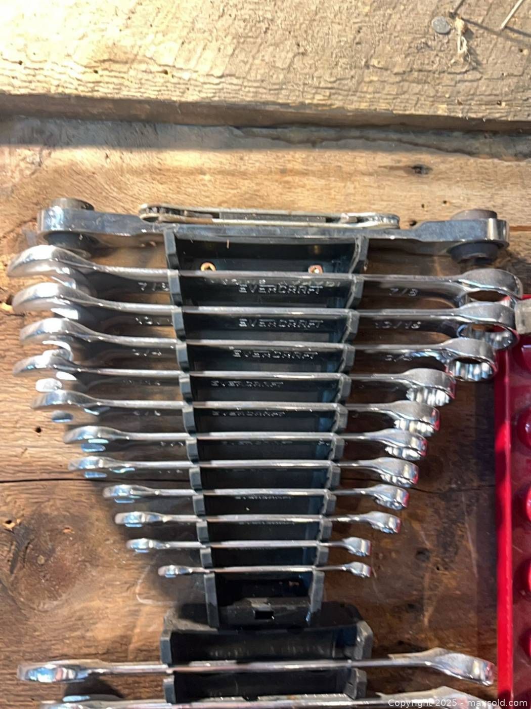 2 Evercraft Combination Wrench Sets, 11-Pc Each, Chrome Vanadium ...