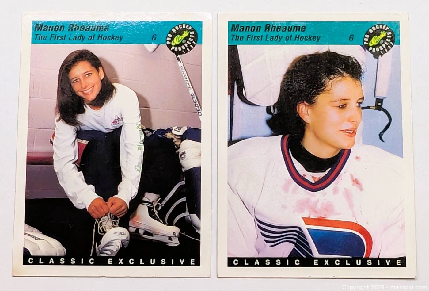 Manon Rheaume hockey cards | Maxsold