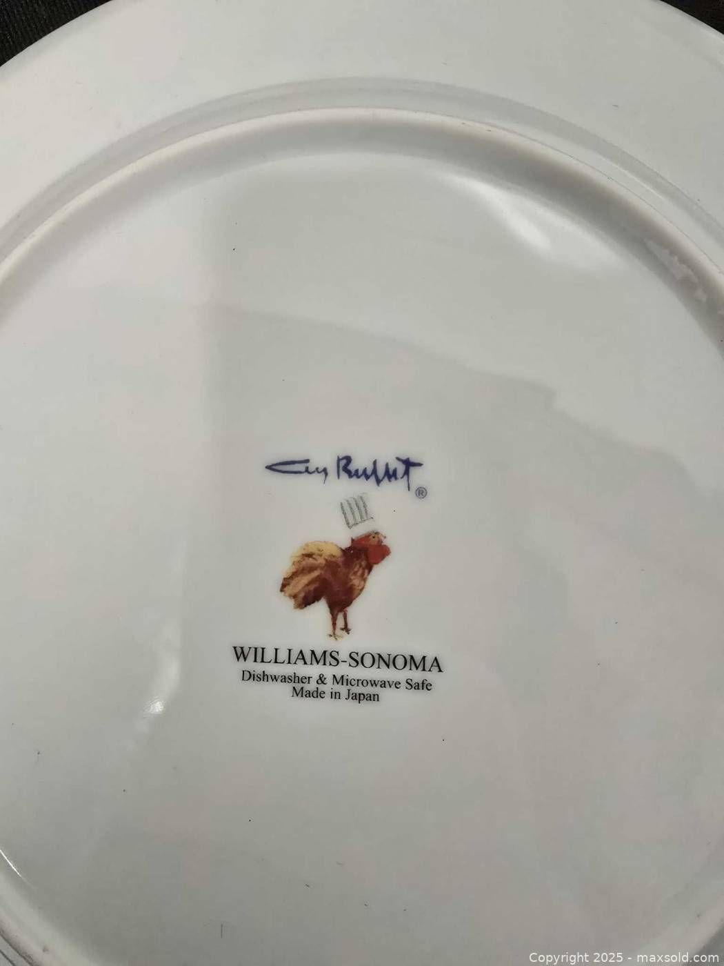 Williams Sonoma Guy Buffet chef plates set | Maxsold