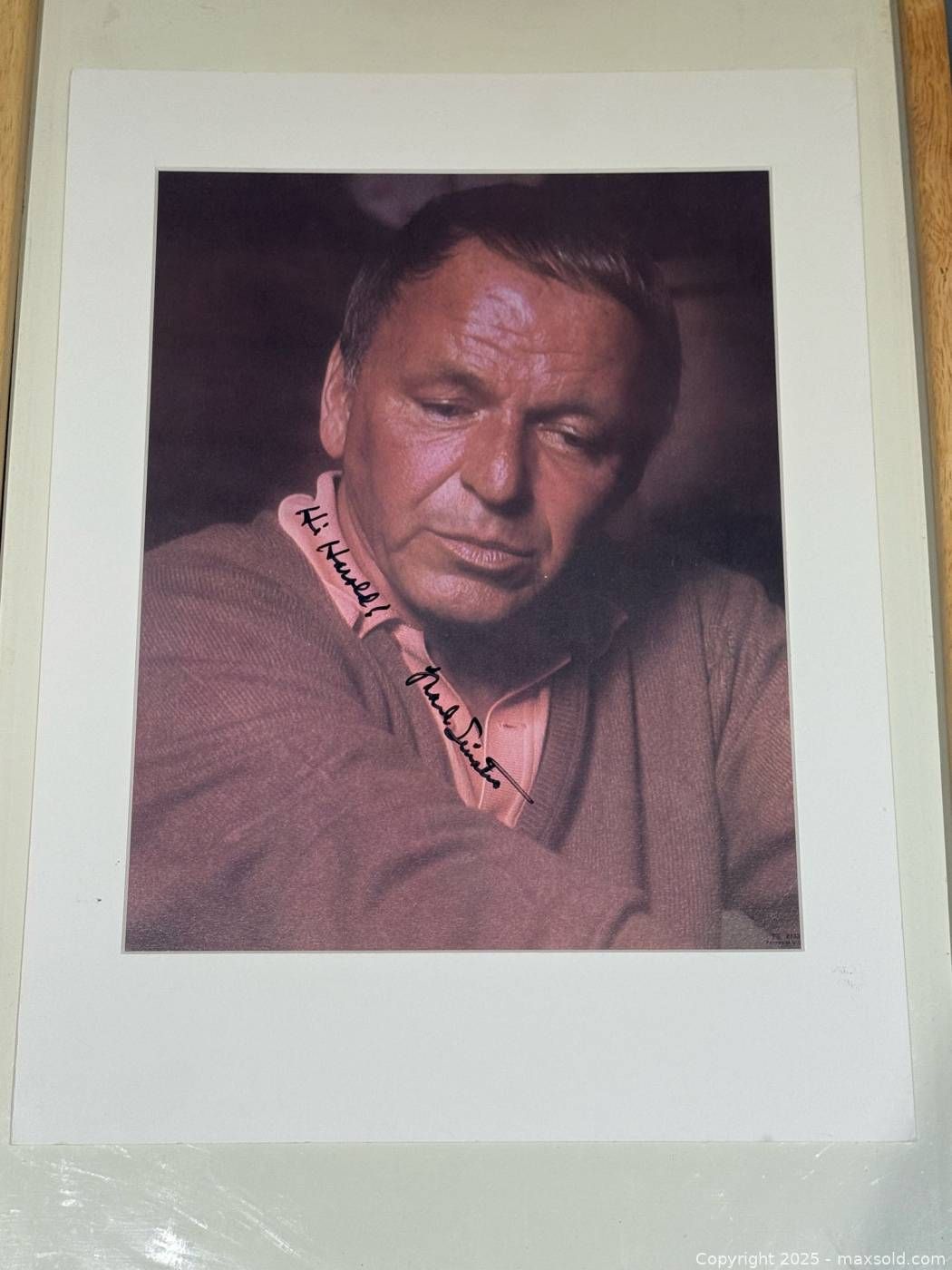 Frank Sinatra signed portrait to Harold Ballard | Maxsold