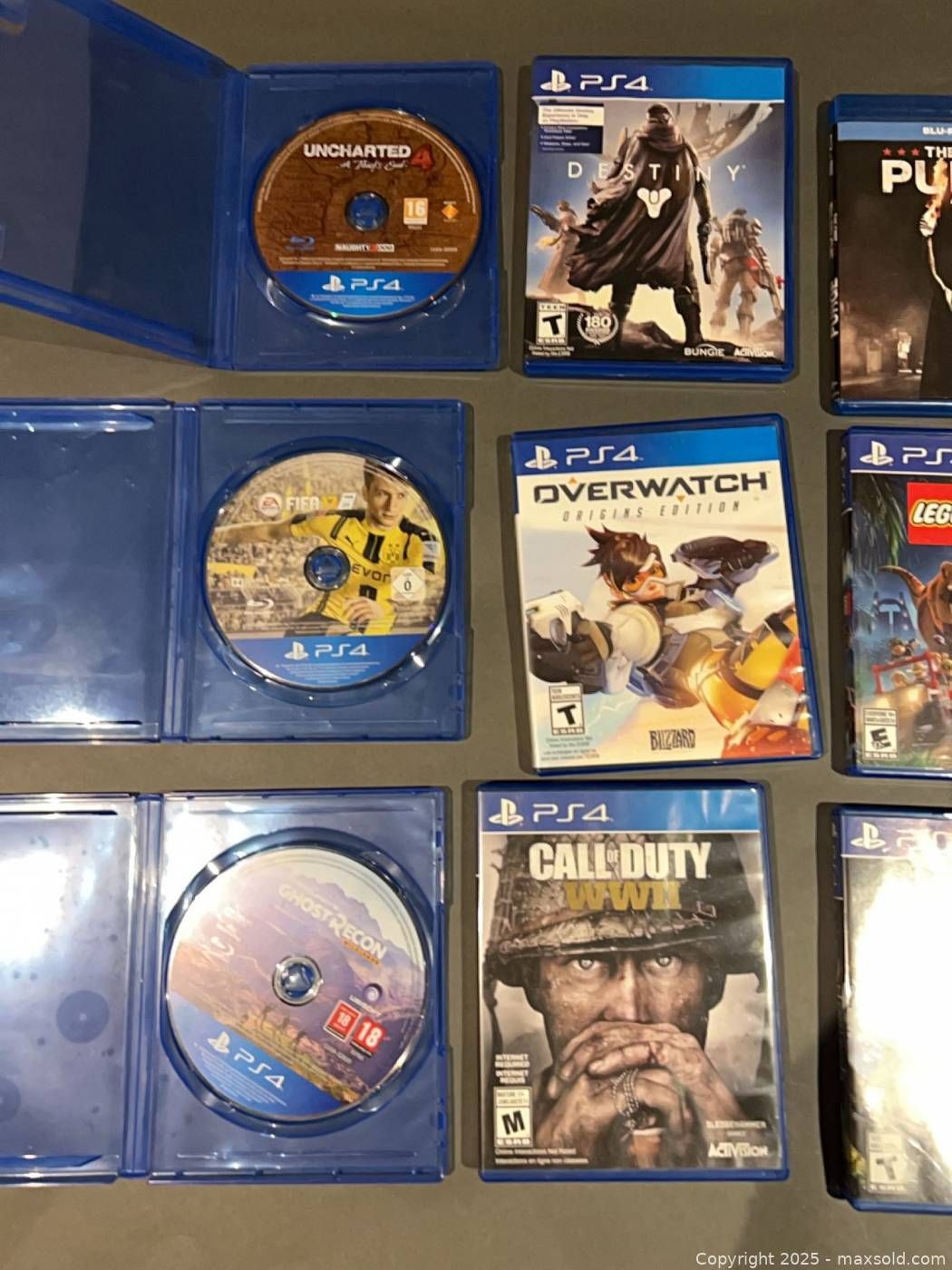 PlayStation 4 video game lot of 12 | Maxsold