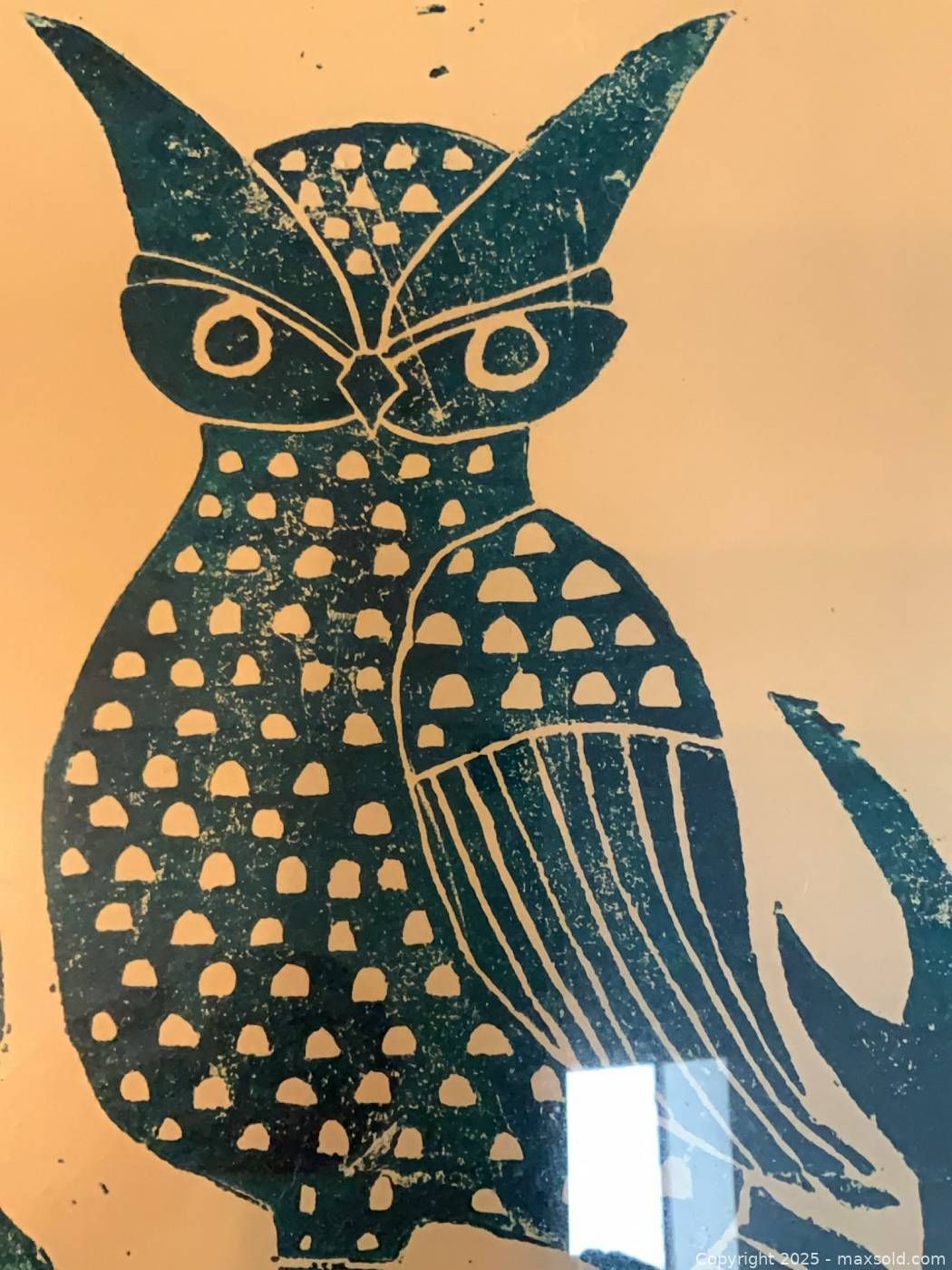 Inuit owl print, mid century, hand pulled | Vancouver (British Columbia ...