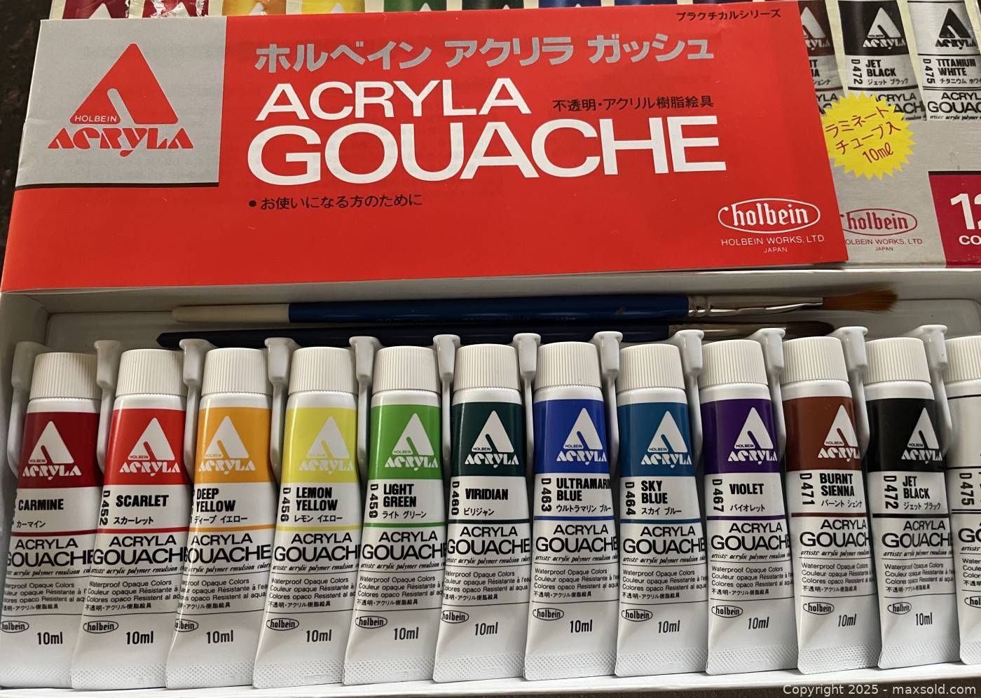 Holbein Acryla Gouache 12-Color Paint Set | Maxsold