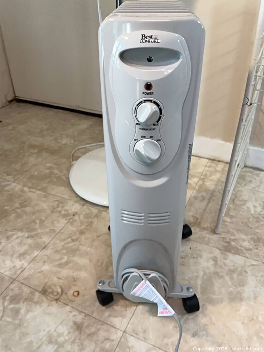 Intertek pedestal fan, Best Comfort oil radiator heater, metal two ...