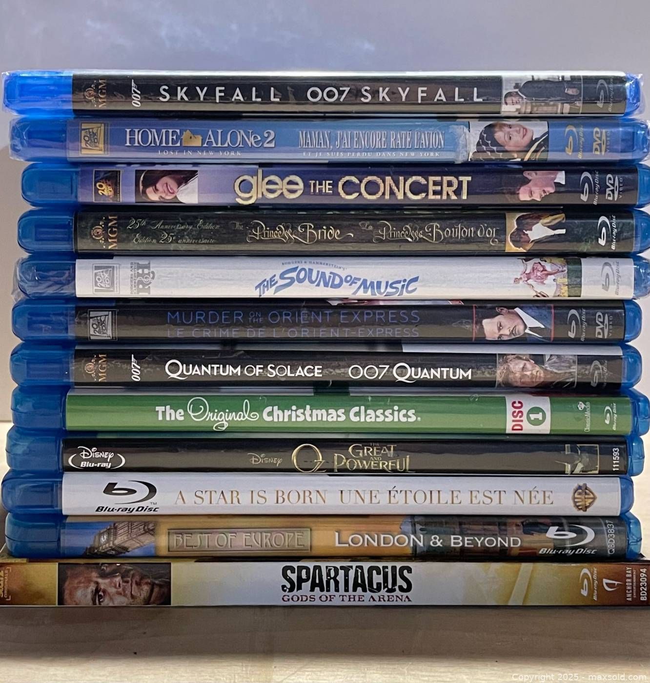 Blu-ray movie discs collection | Maxsold