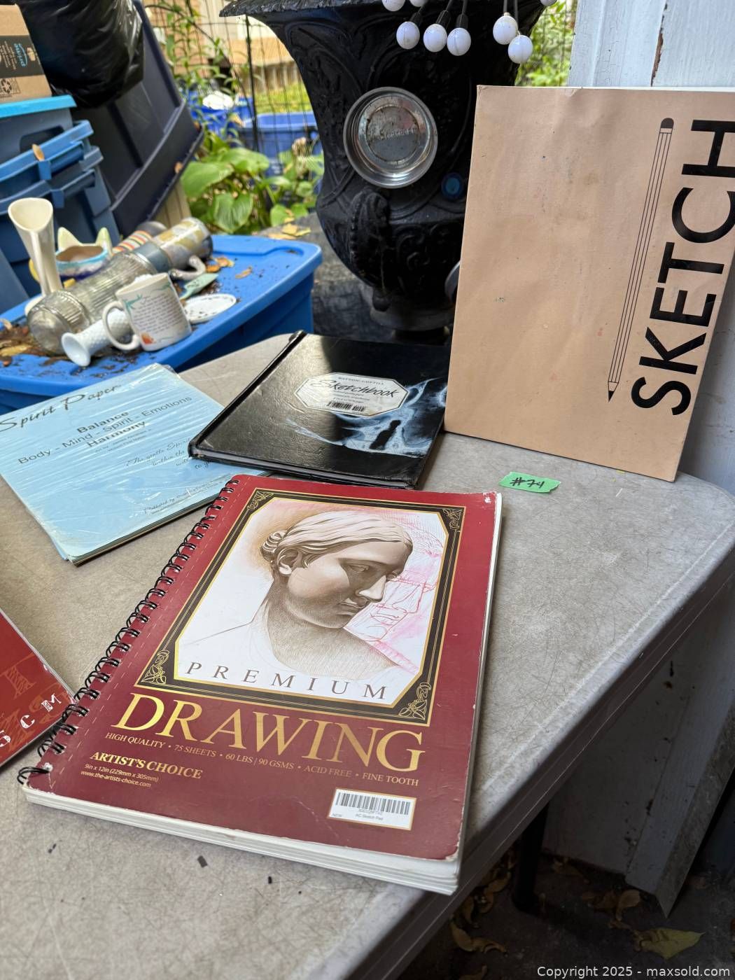 Sketch pads, drawing pad, spirit paper lot | Maxsold