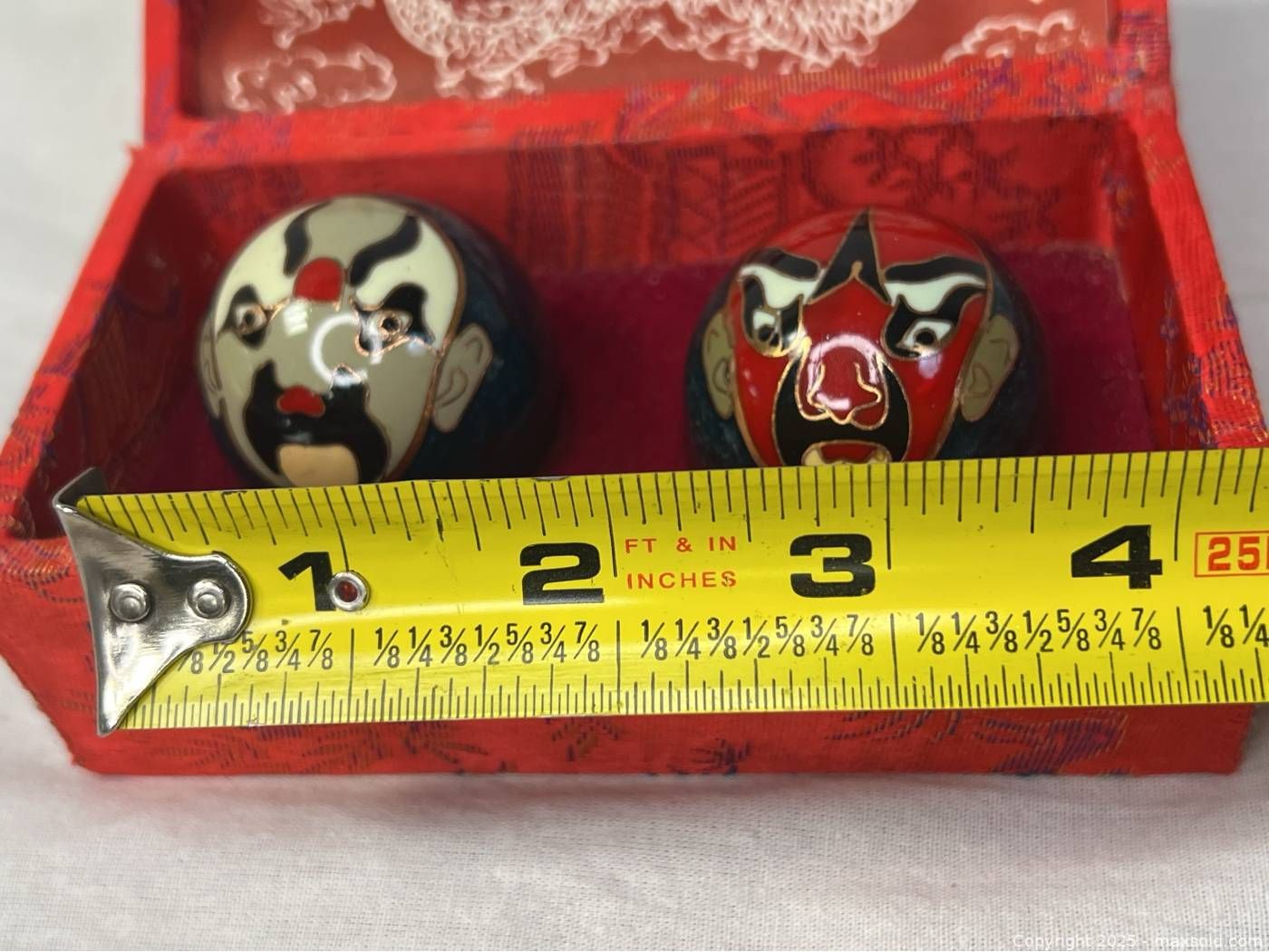 Chinese Baoding Health Balls in Dragon Box | Maxsold