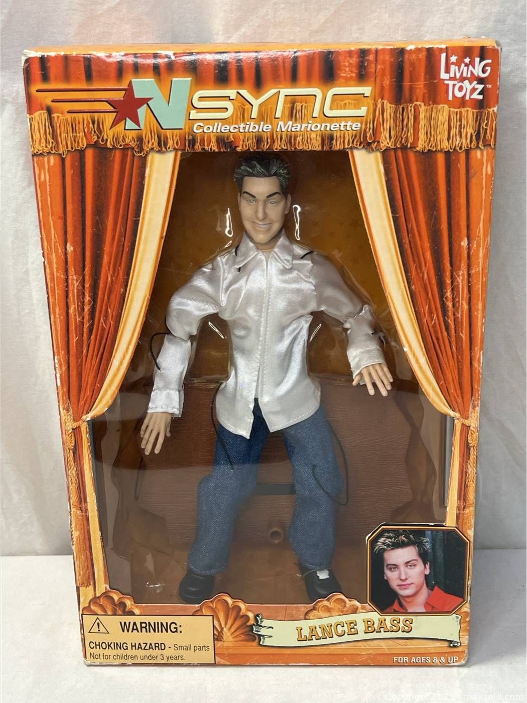 N SYNC Lance Bass Marionette Doll New in Box | Maxsold