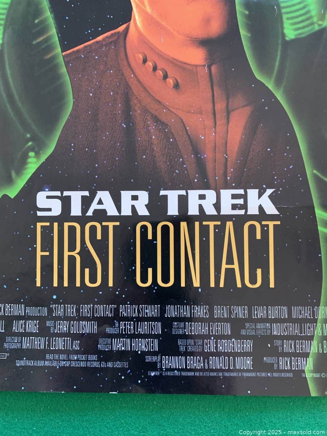 1997 Star Trek First Contact two-sided poster | Maxsold