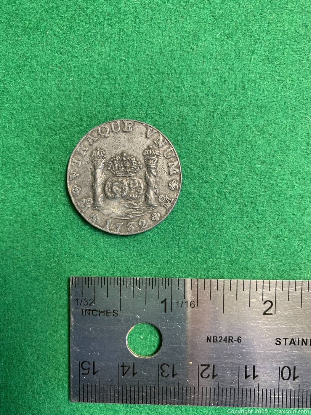 Spanish Colonial Pillar Dollar Coin (1732) (2nd of 2) | Ottawa (Ontario ...