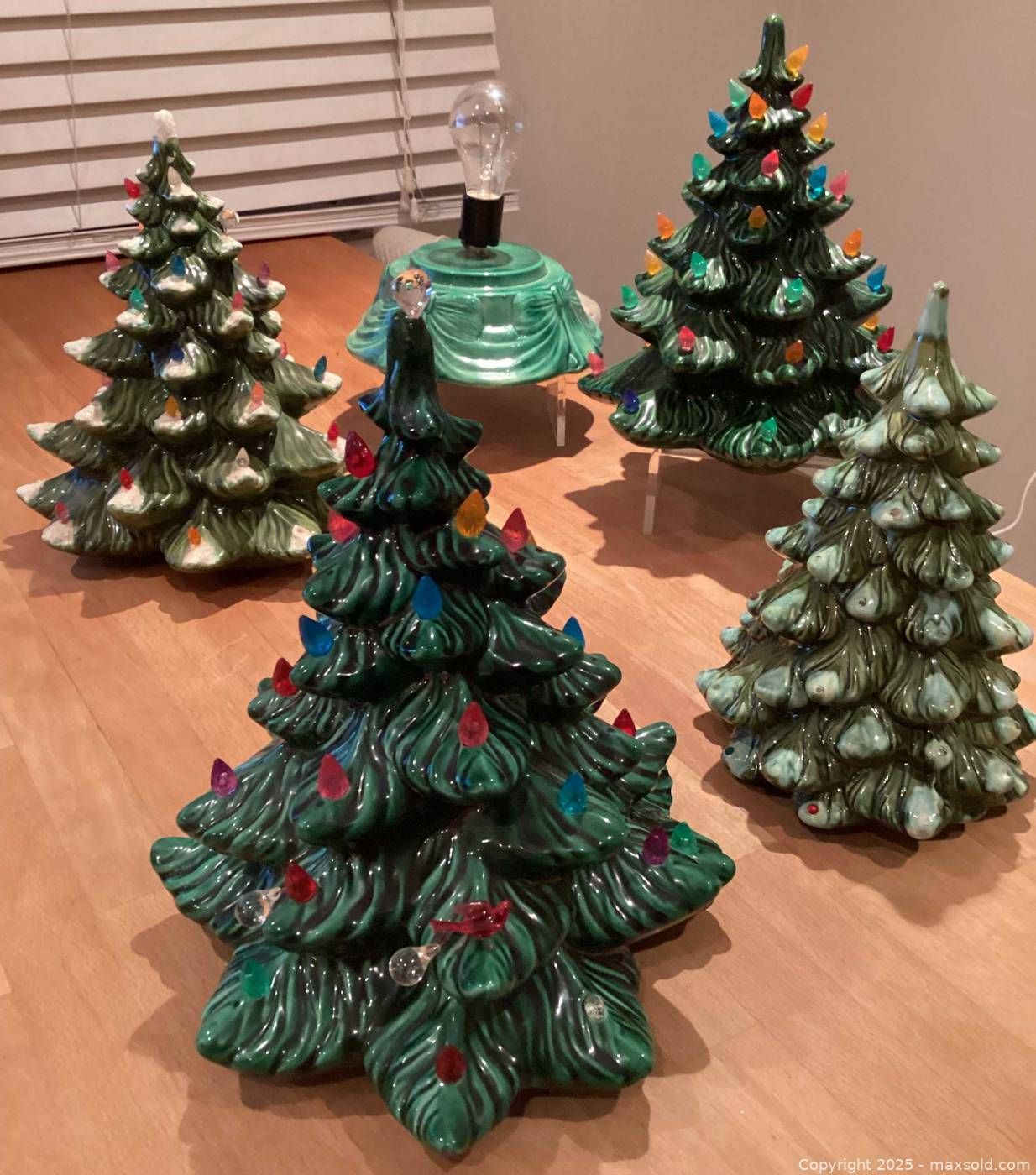 Vintage Holland Mold ceramic Christmas trees | Maxsold