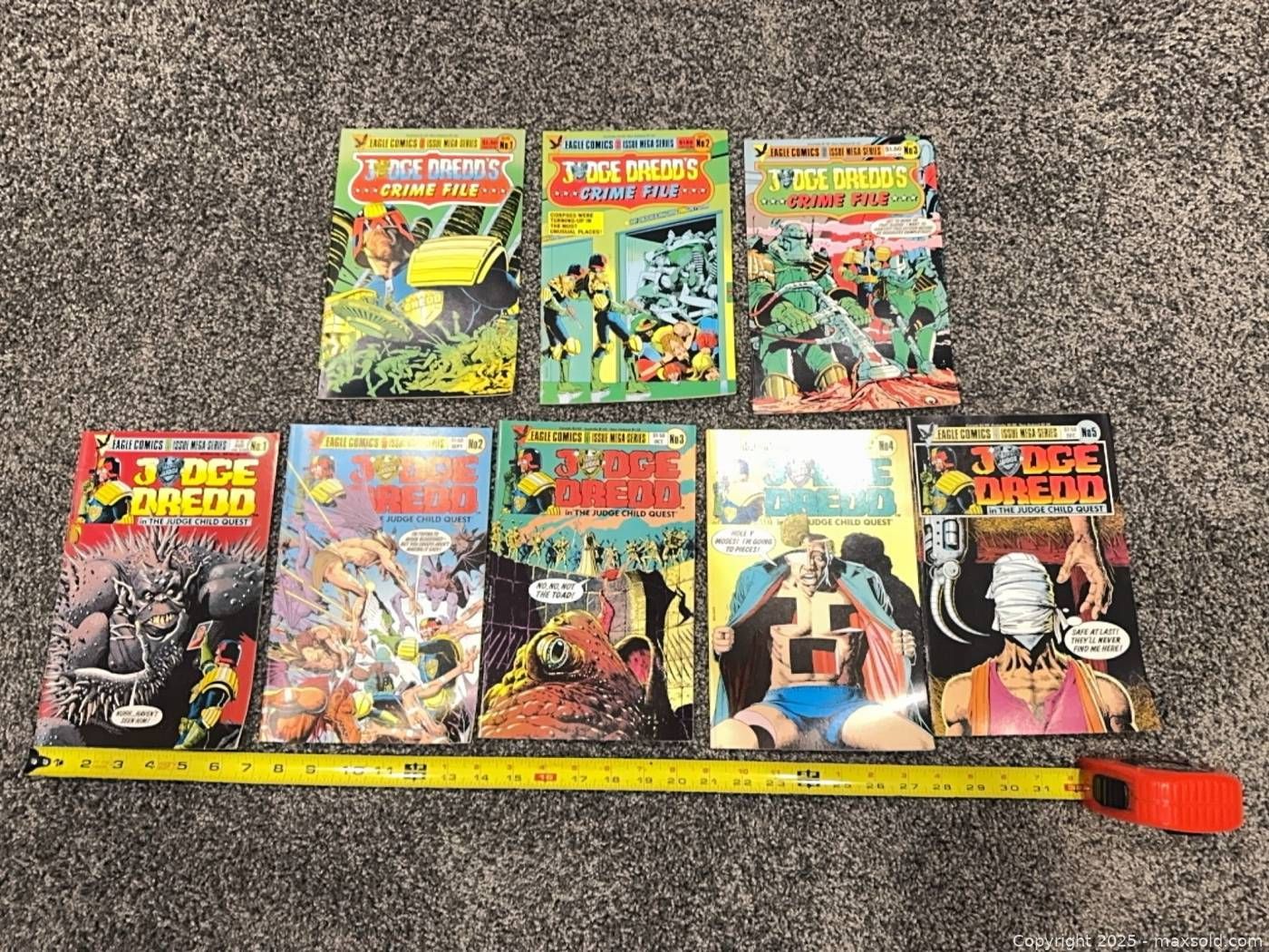 Judge Dredd Judge Child Quest #1-5 & Crime File #1-3 Comics | Maxsold