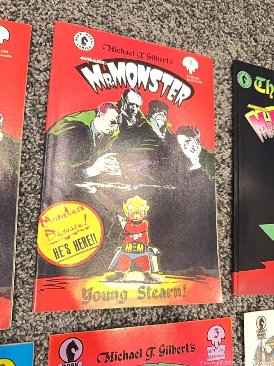 Mr. Monster comic issues 1-8 minus 4 plus extra 7 | Maxsold