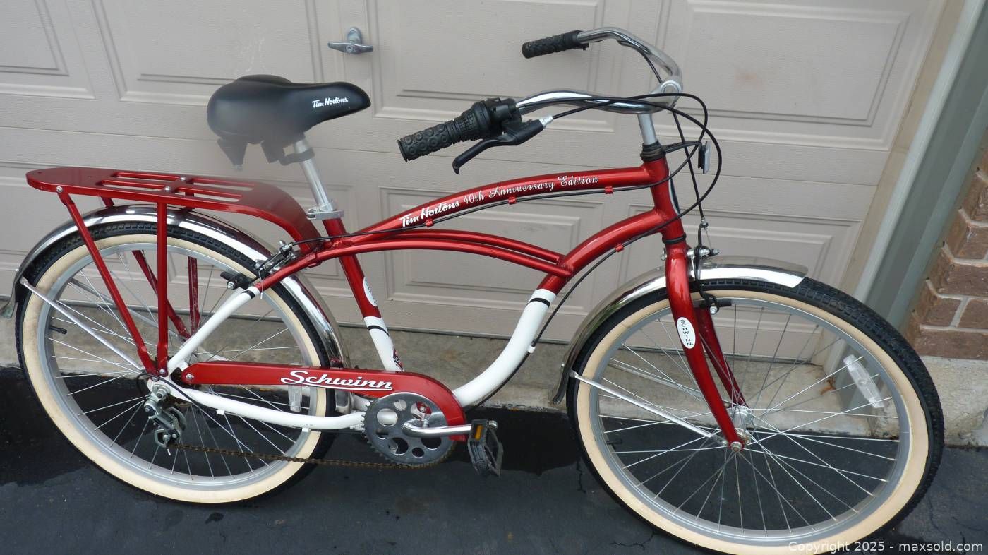 Schwinn Tim Hortons 40th Anniversary Cruiser Bicycle | Maxsold