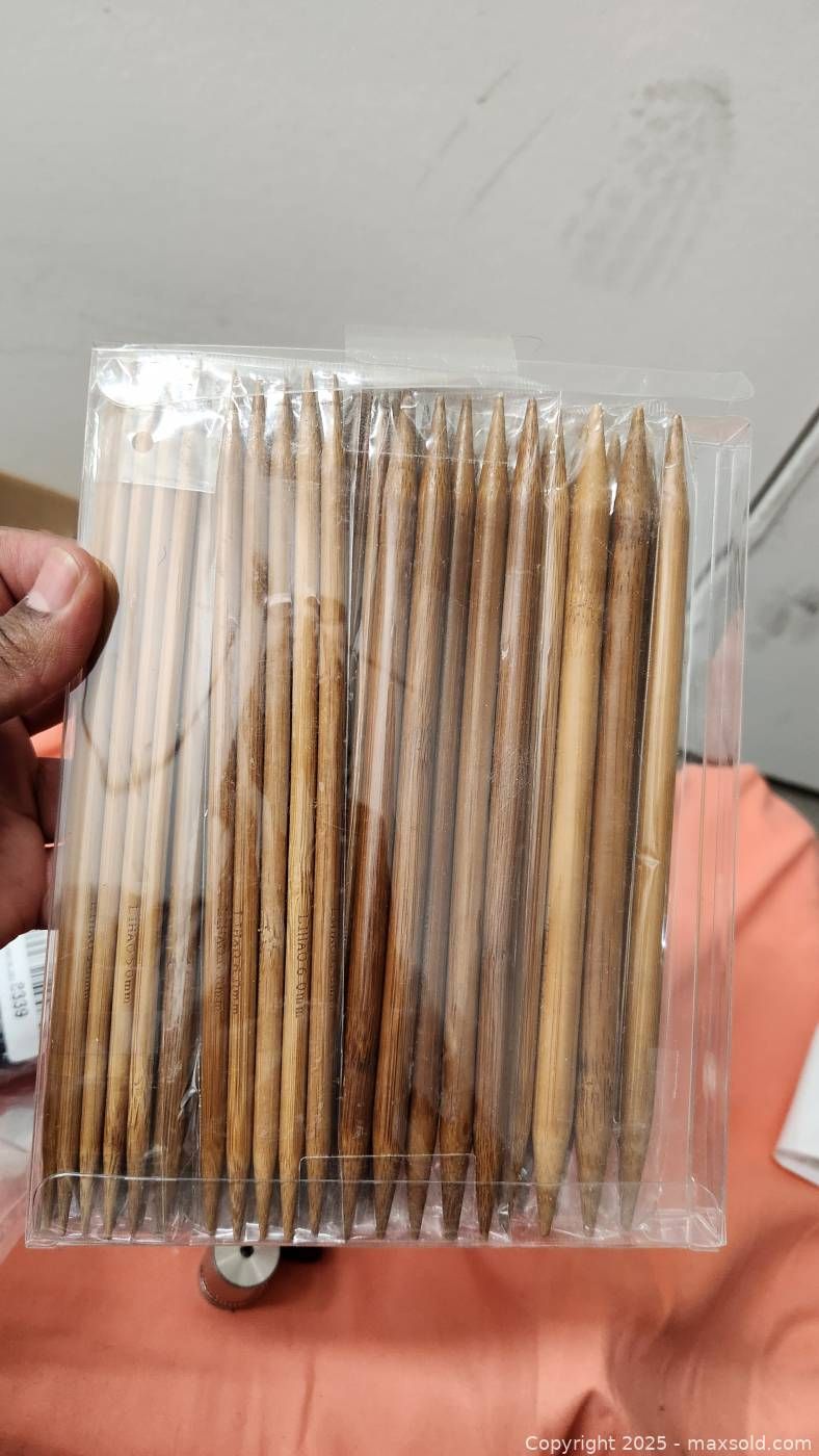 LIHAO bamboo double-pointed knitting needle set 20 cm | Maxsold