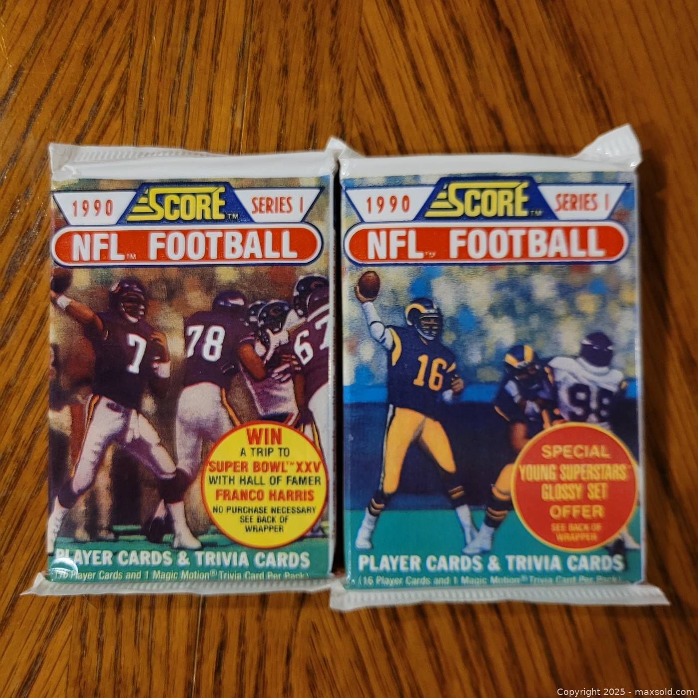 (2) 1990 Score NFL Football Series 1 sealed packs | Maxsold