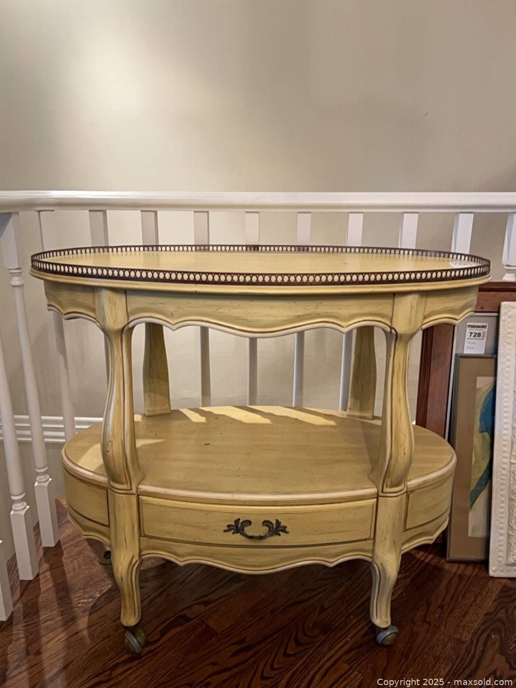 Vintage French Provincial bar cart | Maxsold