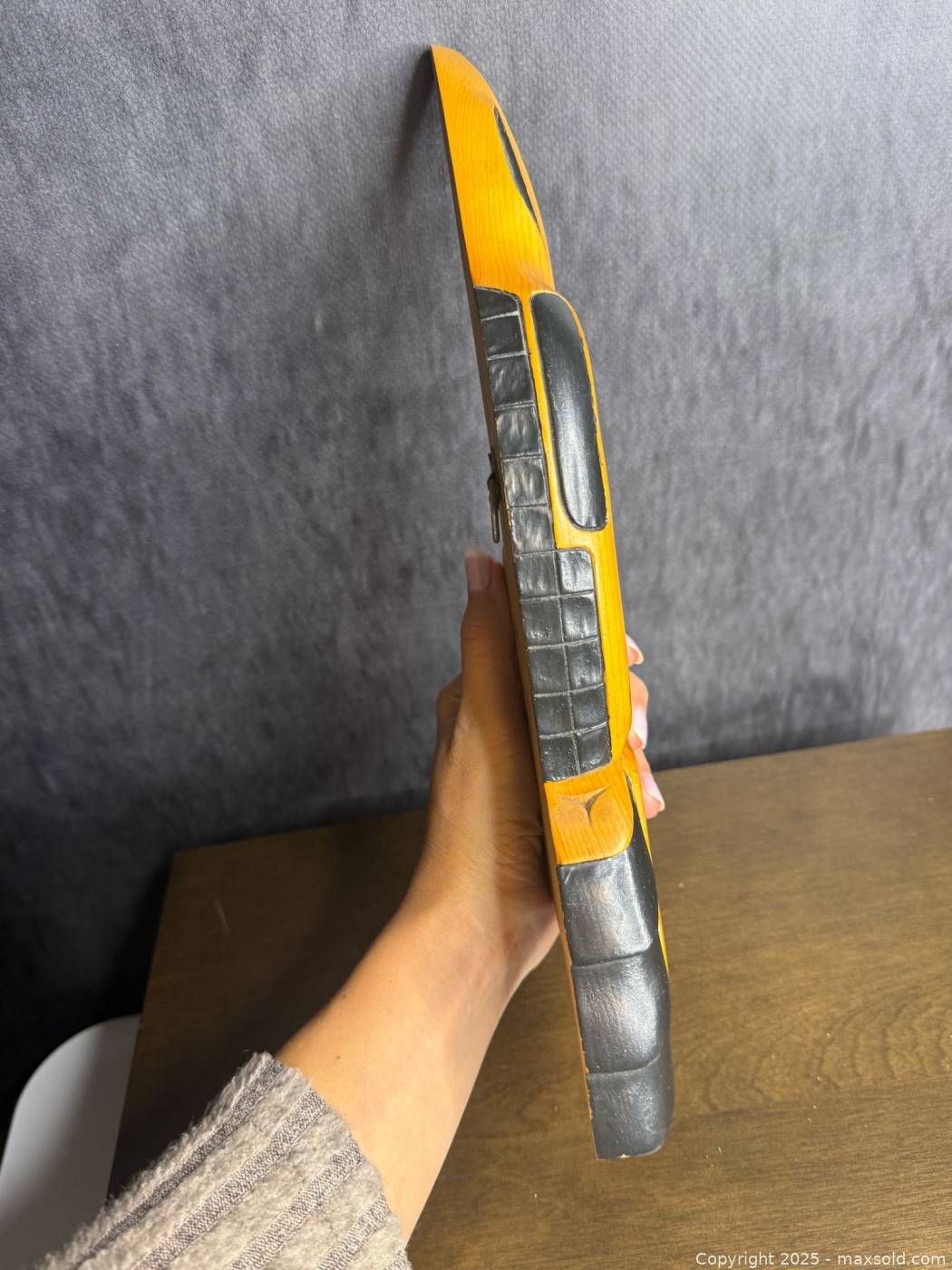 INCREDIBLE! Northwest Coast Indigenous Carved Cedar Raven Plaque ...