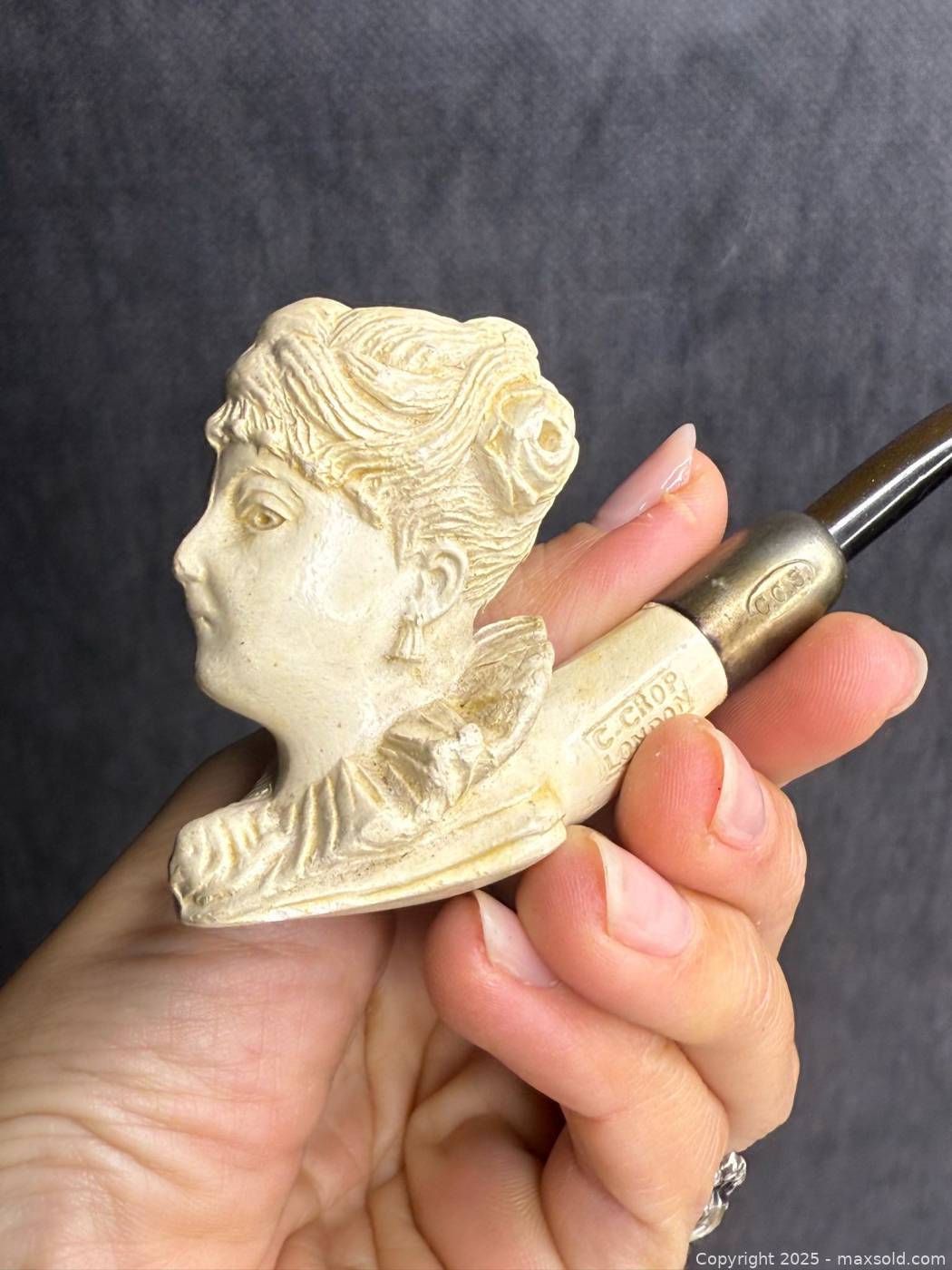 Antique Ornately Carved Figural Pipe #1 | Victoria (British Columbia ...