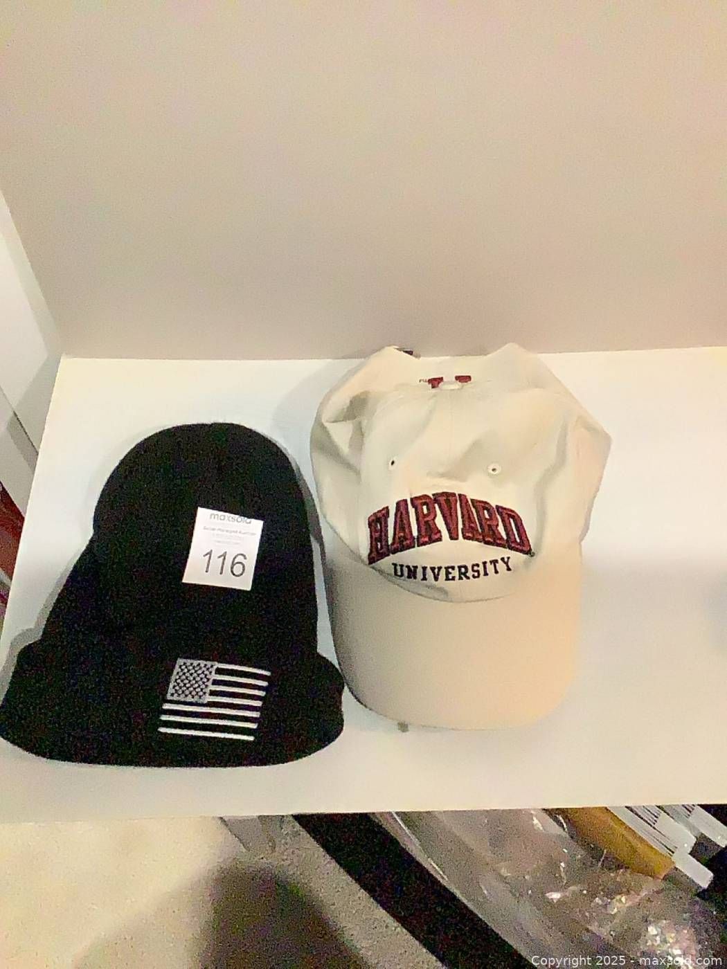 Lot of 2 Hats: Harvard Baseball Cap & Knit Beanie | Ottawa (Ontario ...