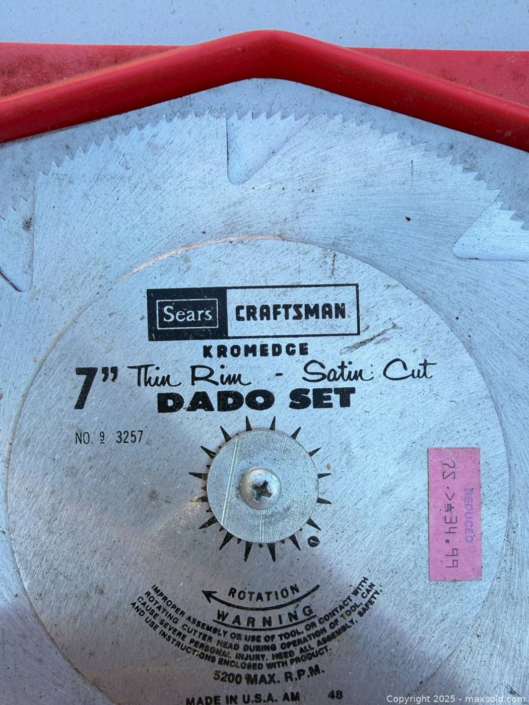 Brand new Sears craftsman 7 inch thin rim dado set | Concord ...
