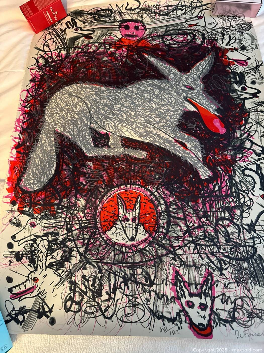 Roy De Forest signed lithograph 82/125 1981 | Maxsold