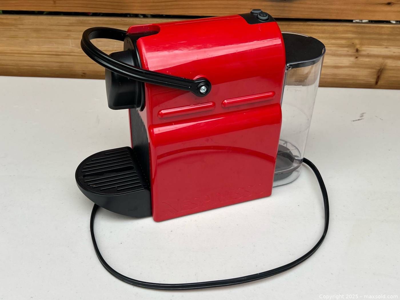 Nespresso Coffee Machine Red | Maxsold