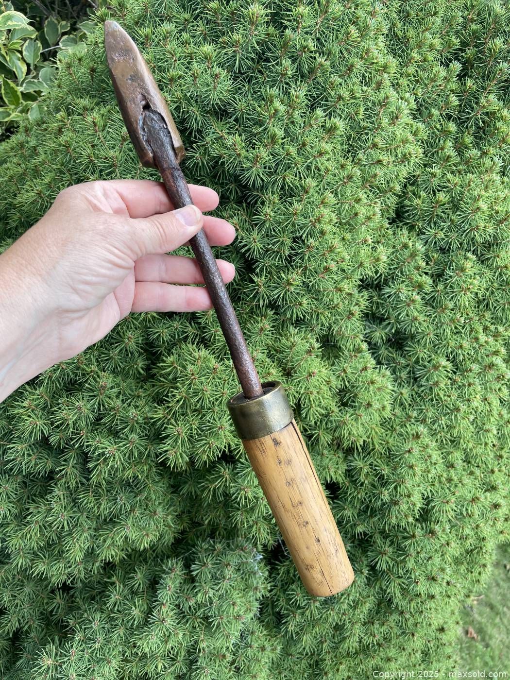 Antique primitive soldering iron 15.5" | Maxsold