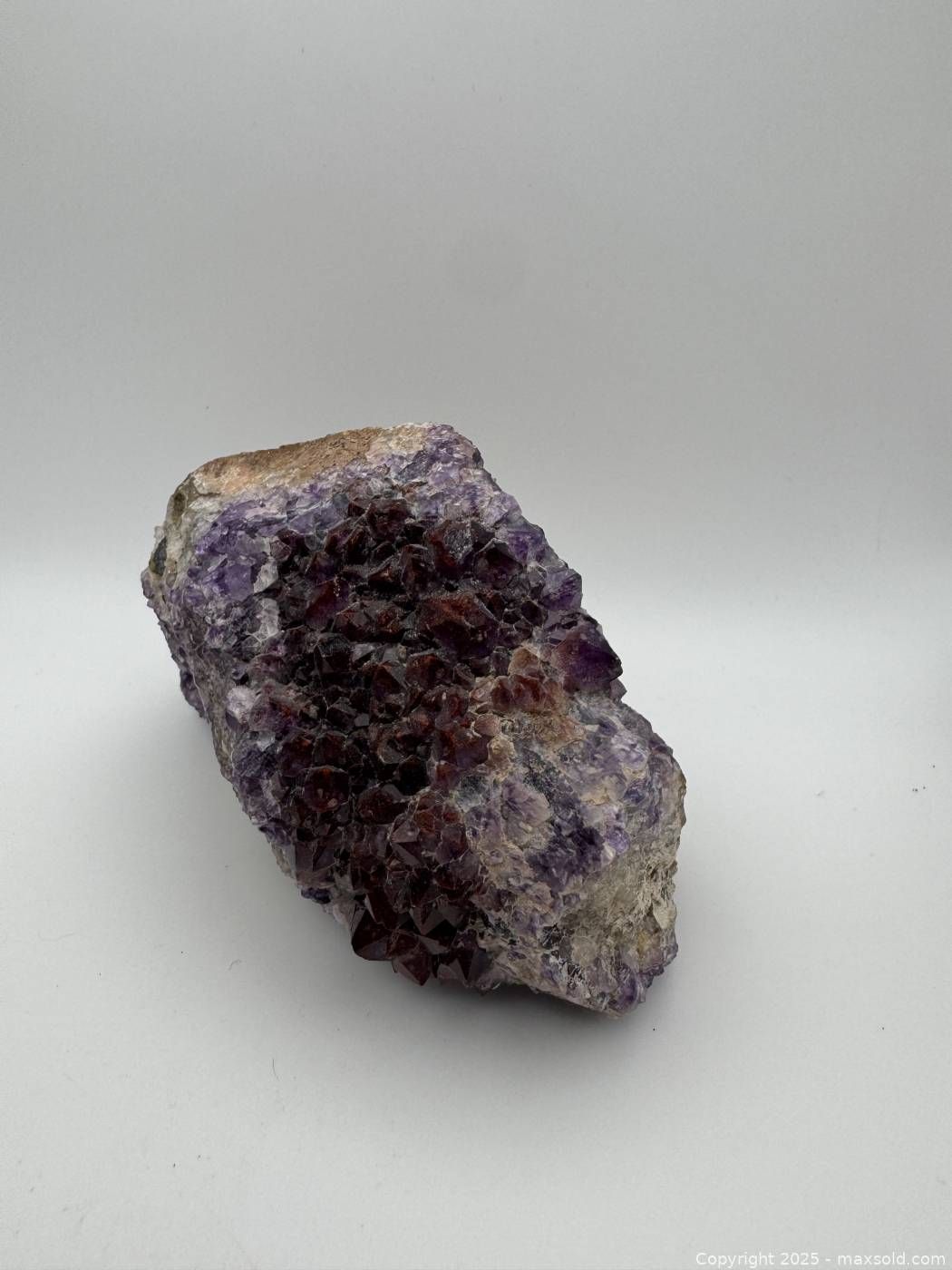 Natural Amethyst Cluster Stone 5 x 3 in | Maxsold