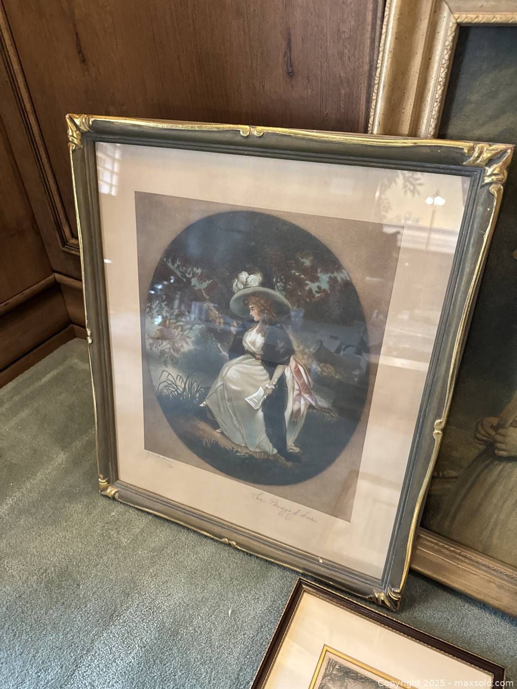 Vintage Framed Prints in Wooden Gold Frames | North York (Ontario ...