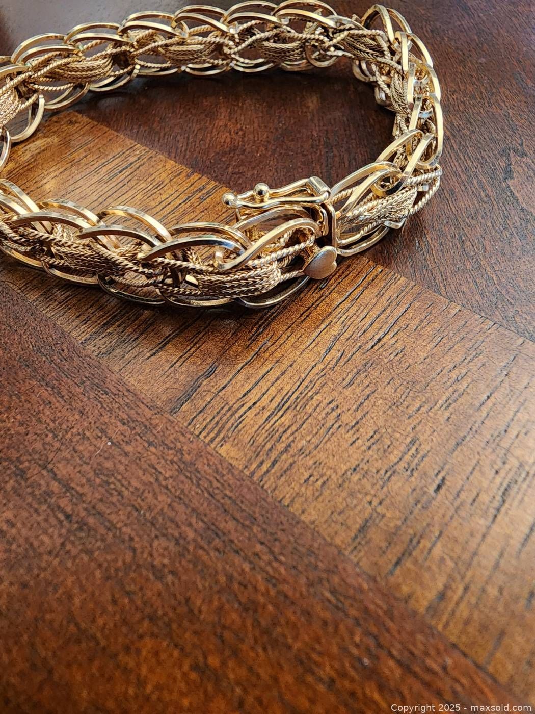 14 k stamped gold bracelet | Arvada (Colorado, USA) SELLER MANAGED ...