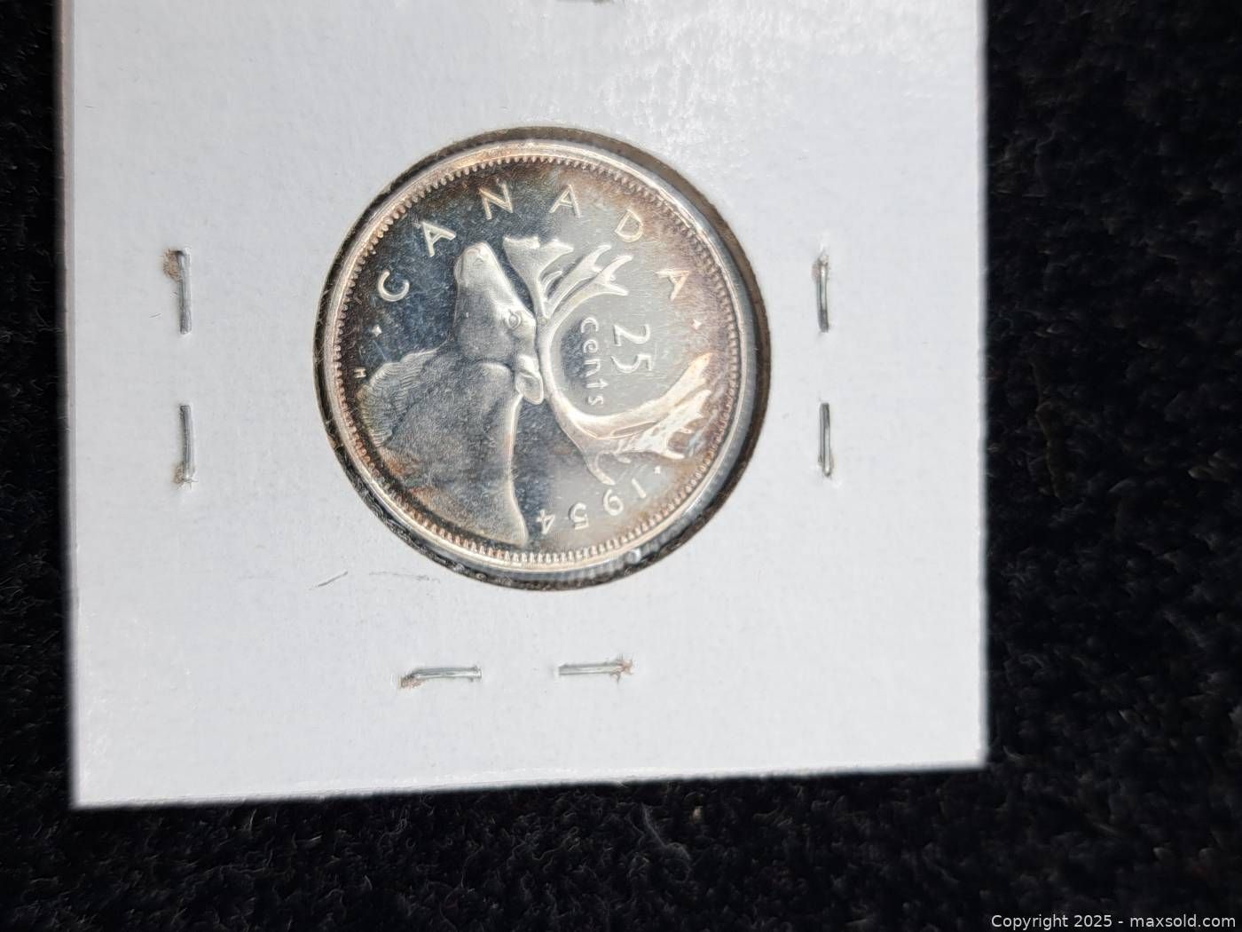 Canada 1954 PL Silver 25 Cent Coin | Maxsold