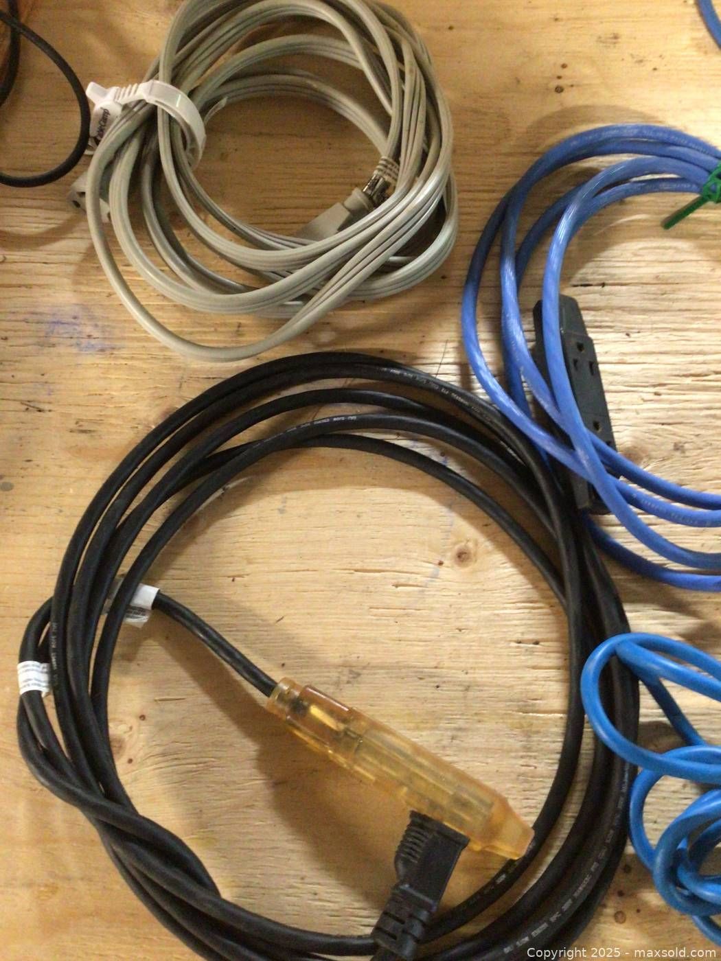 Electricians Wire Cutter/Stripper plus Lot of 6 Shorter Extension Cords ...