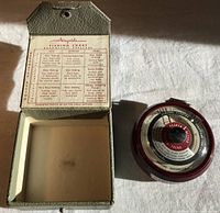 1950s Airguide fishing barometer with case | Maxsold
