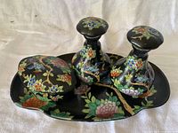 Hand-painted Japanese Porcelain Vanity Set | Maxsold