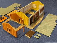 Faller HO Scale Ranch House model kit pieces | Maxsold