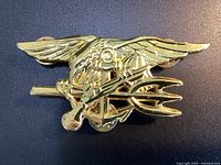 Gold-tone Navy SEAL Trident Pin | Maxsold