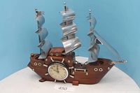 Vintage wood ship mantel clock | Maxsold