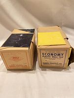 Farrell Plastics Cermak black marble and Economy yellow marble plastic ...