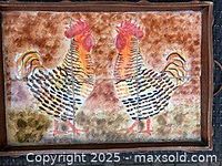 Anne Ormsby "Rooster" serving tray | Maxsold