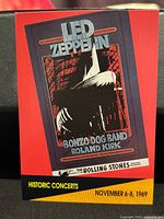 1991 Pro Set Super Stars Led Zeppelin Historic Concerts trading card ...