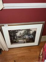 W. Saunders signed framed print | Maxsold